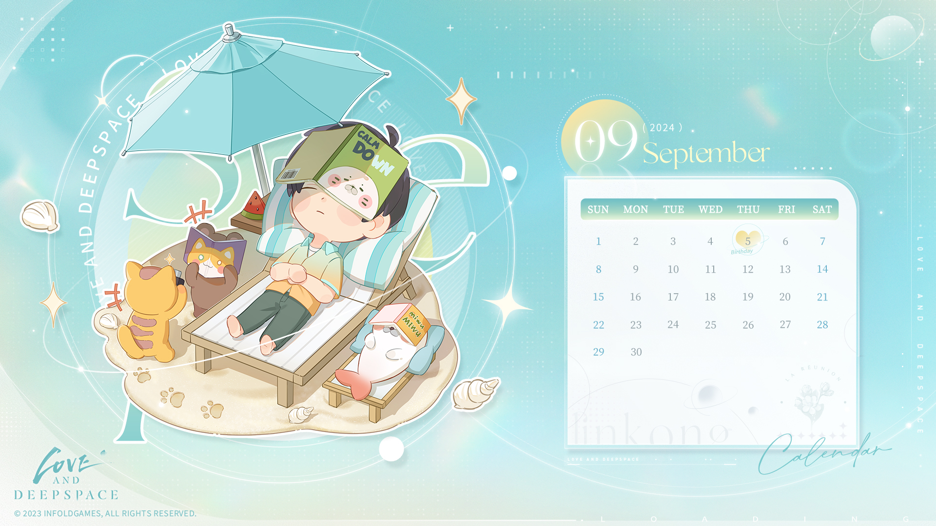 Love and Deepspace Website - Romance simulation game with 3D intimate interactions